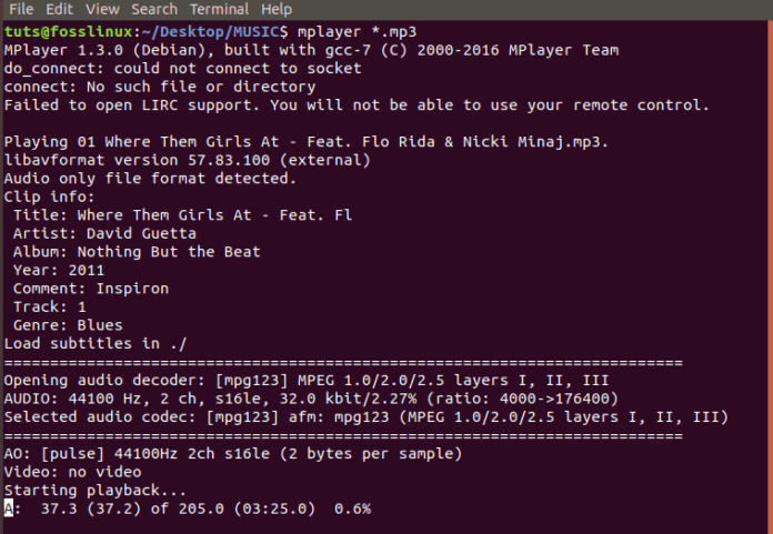 How to play MP3 by command line in Linux | FOSS Linux How to play MP3 by command line in Linux | FOSS Linux