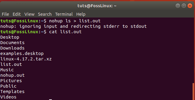 Nohup Linux Command With Examples Foss Linux