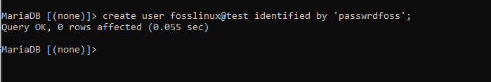 Creating MariaDB User in Linux and Windows | FOSS Linux