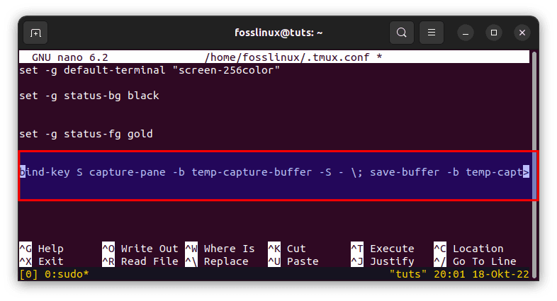 How To Capture The Tmux Pane History Foss Linux
