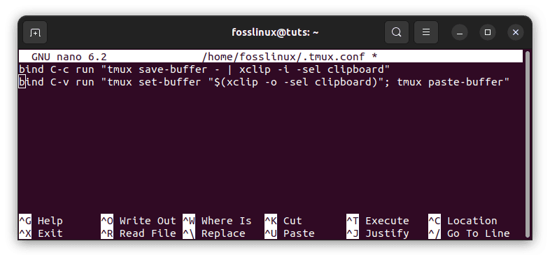 How To Copy And Paste With A Clipboard In Tmux Foss Linux