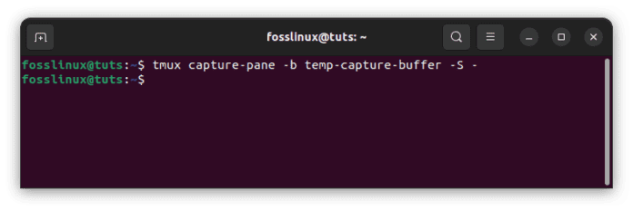 How To Capture The Tmux Pane History Foss Linux